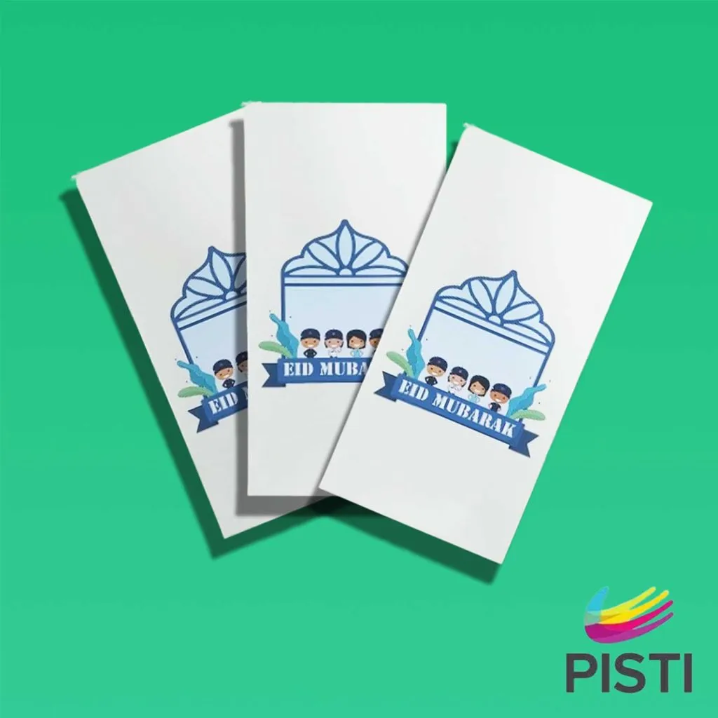 Hari Raya Green Money Packet - Pisti Prints