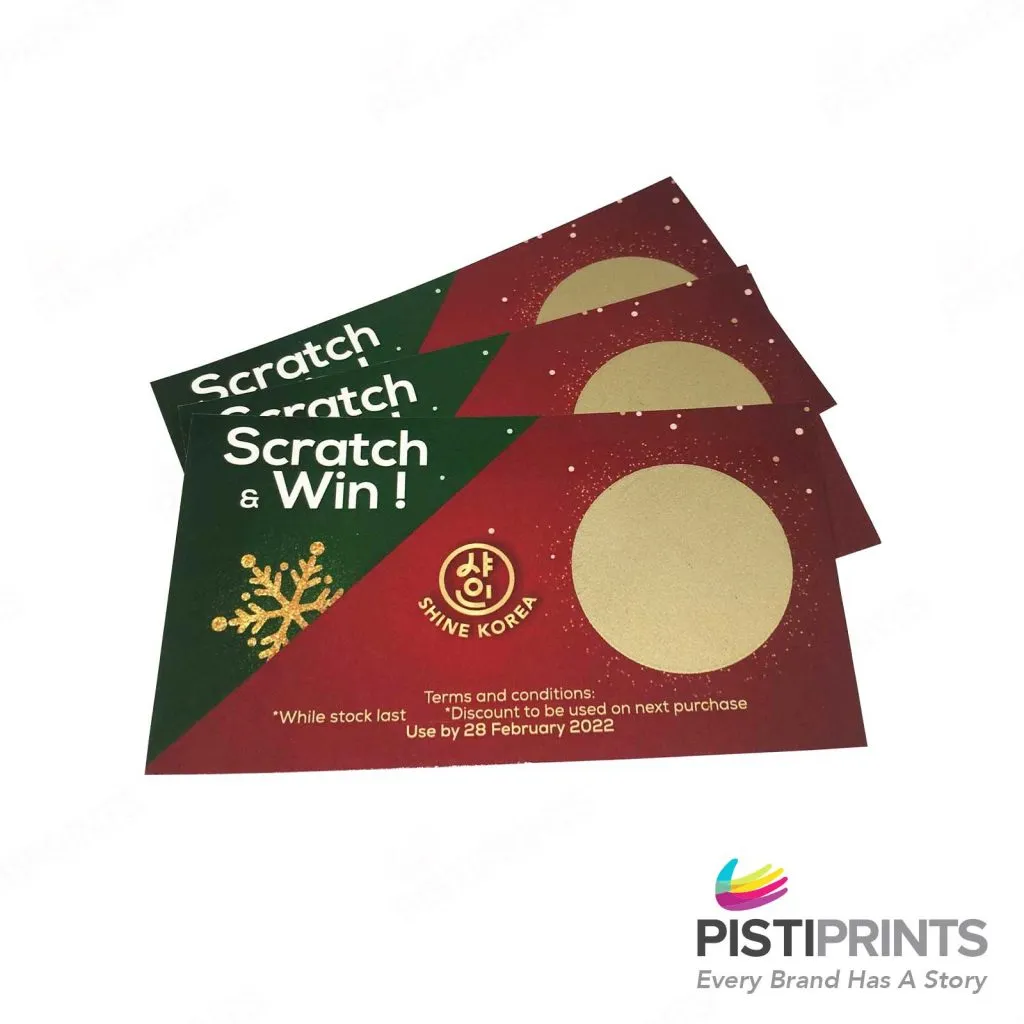 Scratch Cards - Pisti Prints